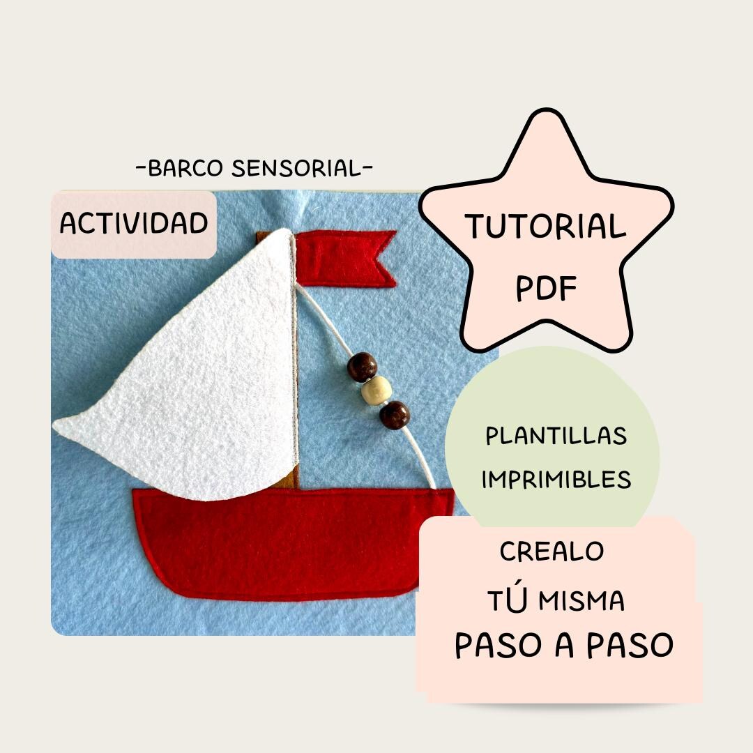 Quiet Book Tutorial and Pattern, DIY Sensory Boat Book Page, Toddler ...