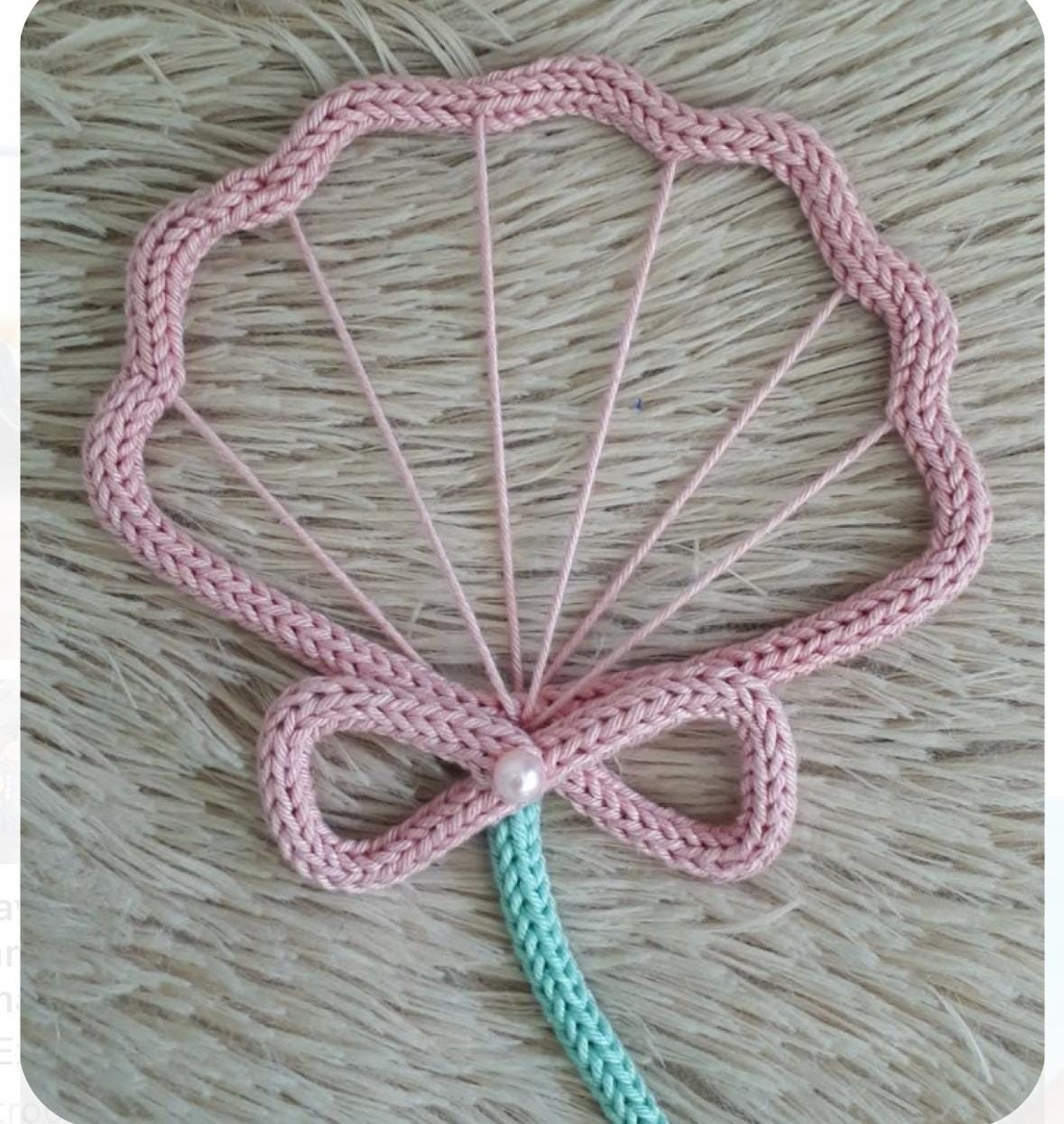 Seashell Knitting Template PDF - DIY Digital Pattern for Coastal Kids ...