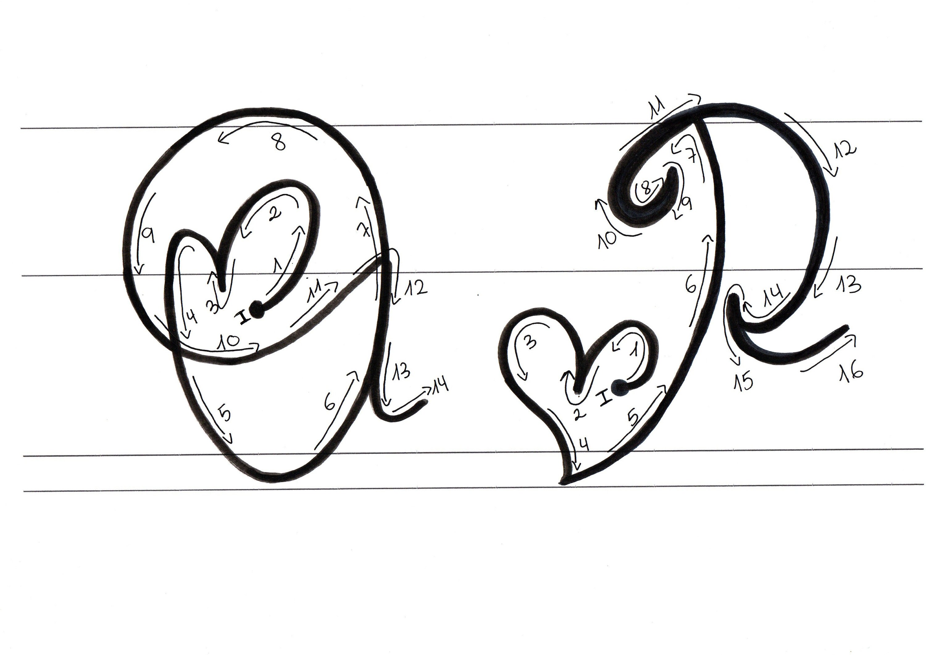 Printable Heart Shaped Uppercase Letters Alphabet Templates - Etsy