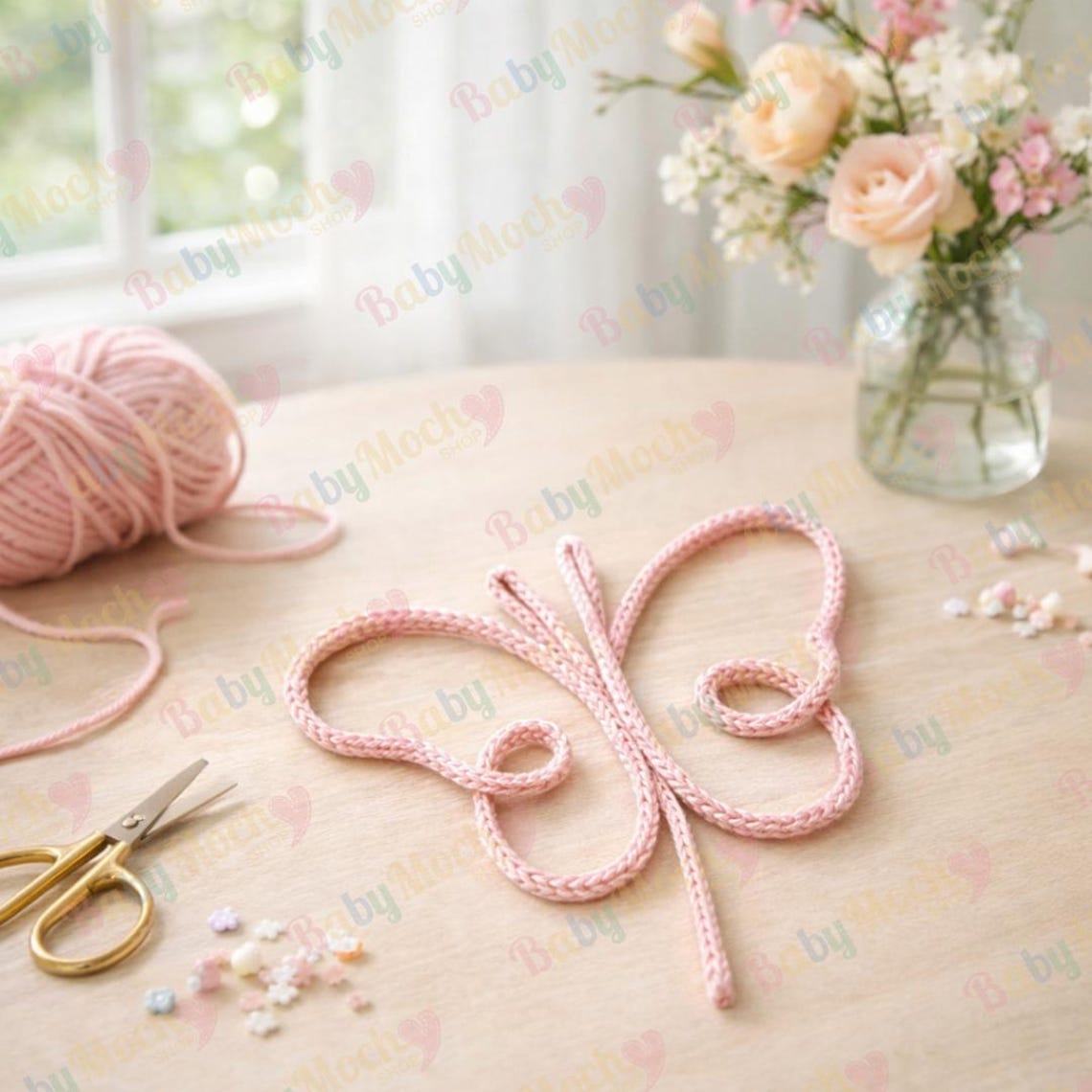 Butterfly PDF Pattern, Wire Figures, Woven Cord, PDF Pattern, Woven ...