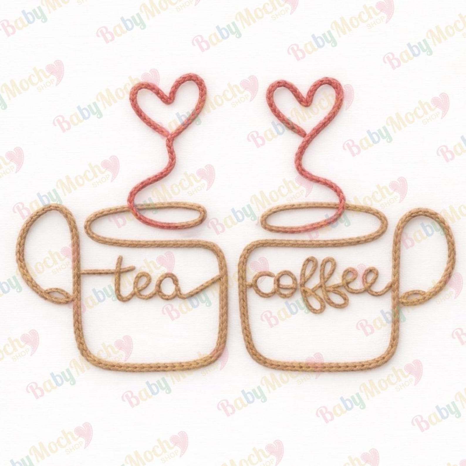 I-CORD Mug Template | Tea & Coffee | Wire-woven Cord | Digital PDF ...