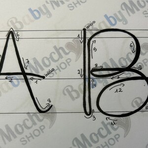 Letters 6cm & 3cm, Wire Name Patterns, Printable Letter Templates for ...