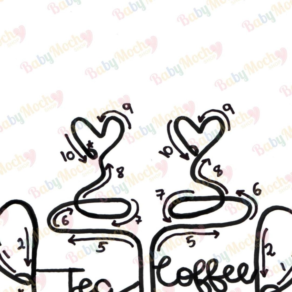 I-CORD Mug Template | Tea & Coffee | Wire-woven Cord | Digital PDF ...