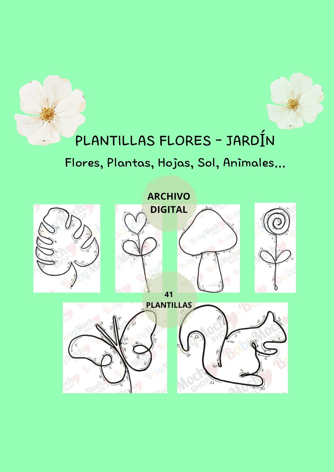 Plant Templates, Plant Patterns, Flower Templates, Flower Patterns ...