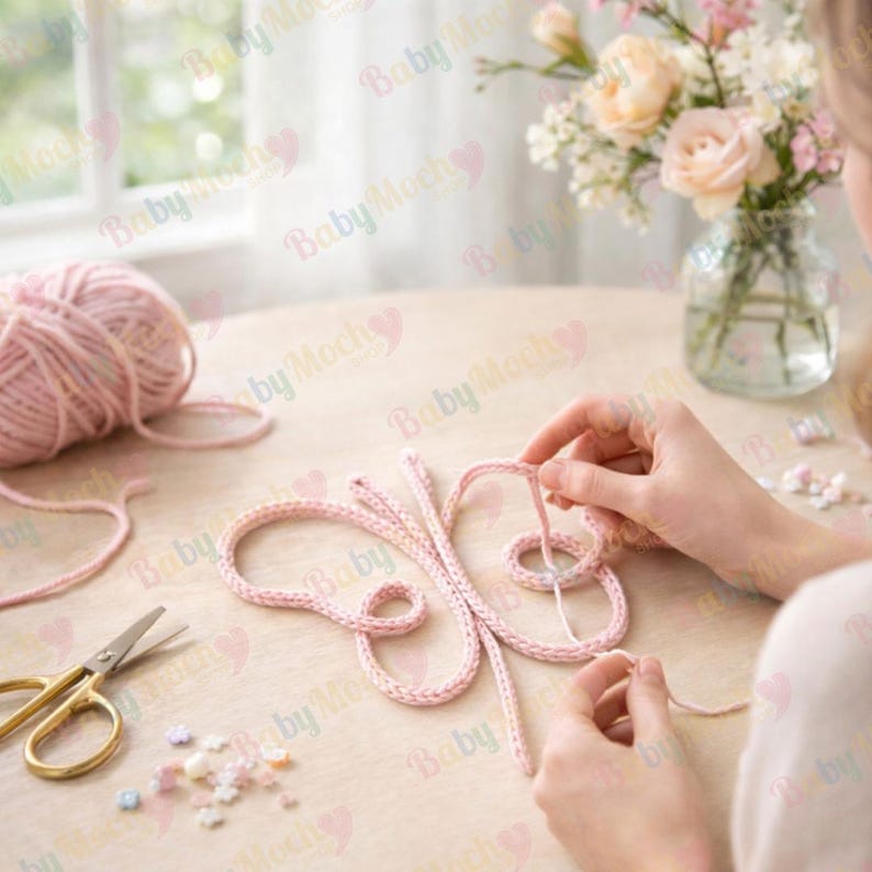 Butterfly PDF Pattern, Wire Figures, Woven Cord, PDF Pattern, Woven ...