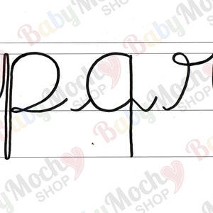 Letters 6cm & 3cm, Wire Name Patterns, Printable Letter Templates for ...