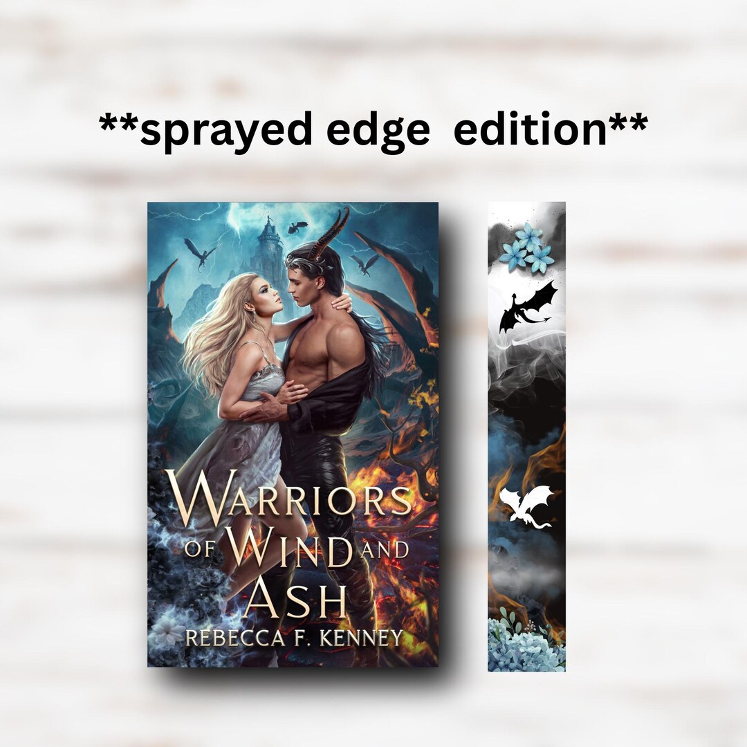 SPRAYED EDGE Signed Paperback, Warriors of Wind and Ash - Etsy