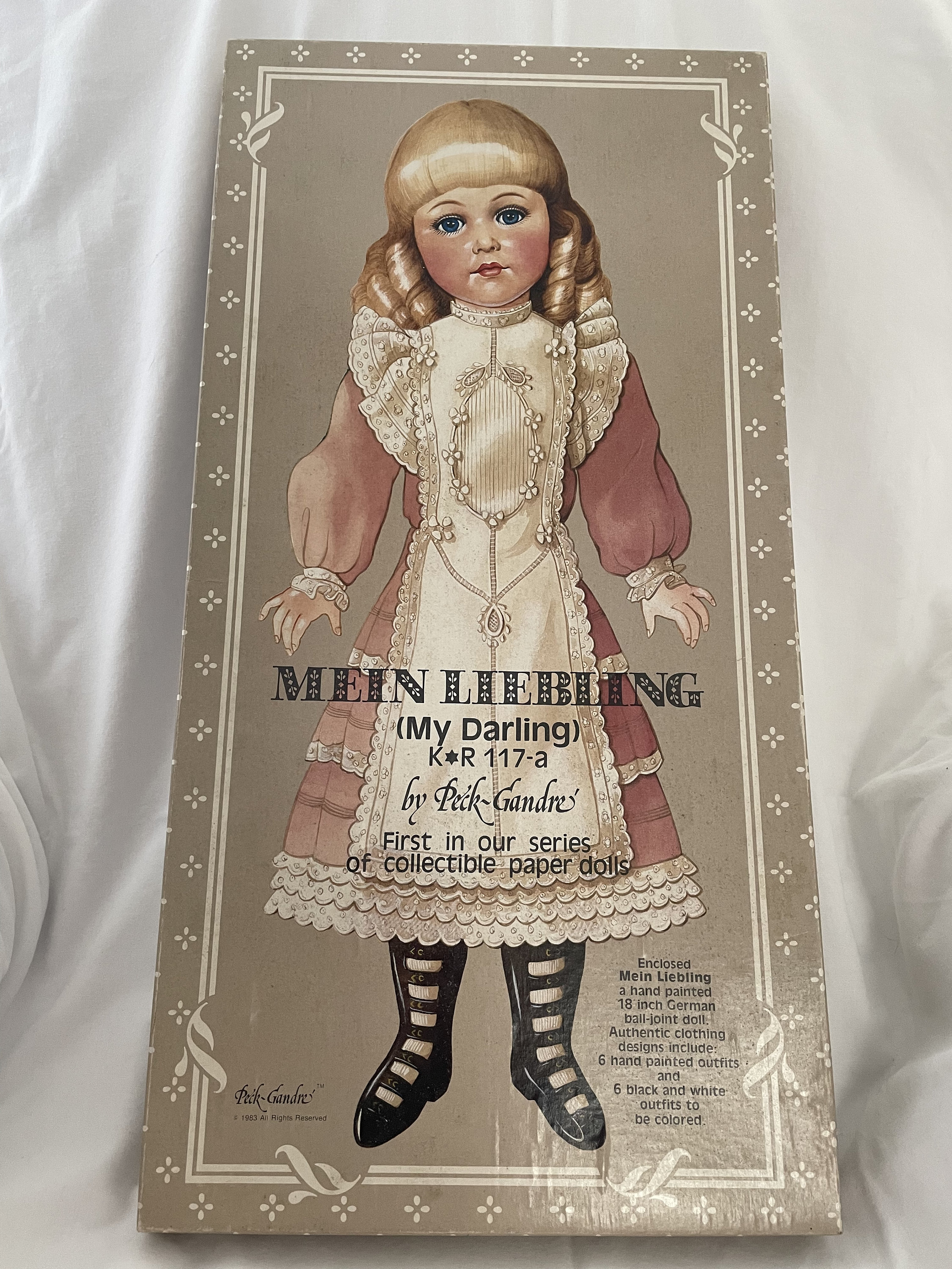 Mein Liebling (my Darling) Paper Doll Vintage 1983 - Etsy