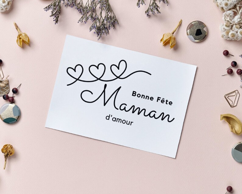 Bonne Fête Maman D'amour Svg SVG Fête Des Mères SVG Mothers Day SVG ...