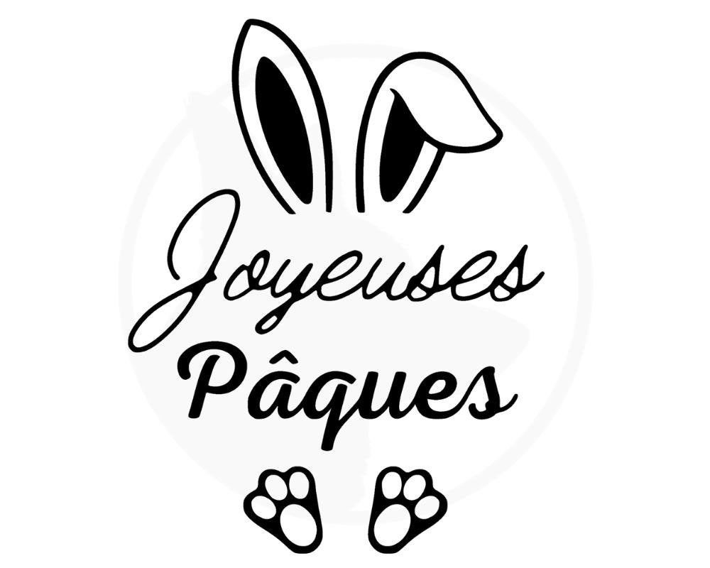 Joyeuses Pâques Svg Happy Easter Svg Happy Easter French Svg Easter ...
