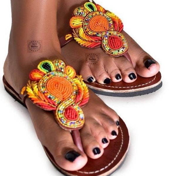 African Sandals - Etsy