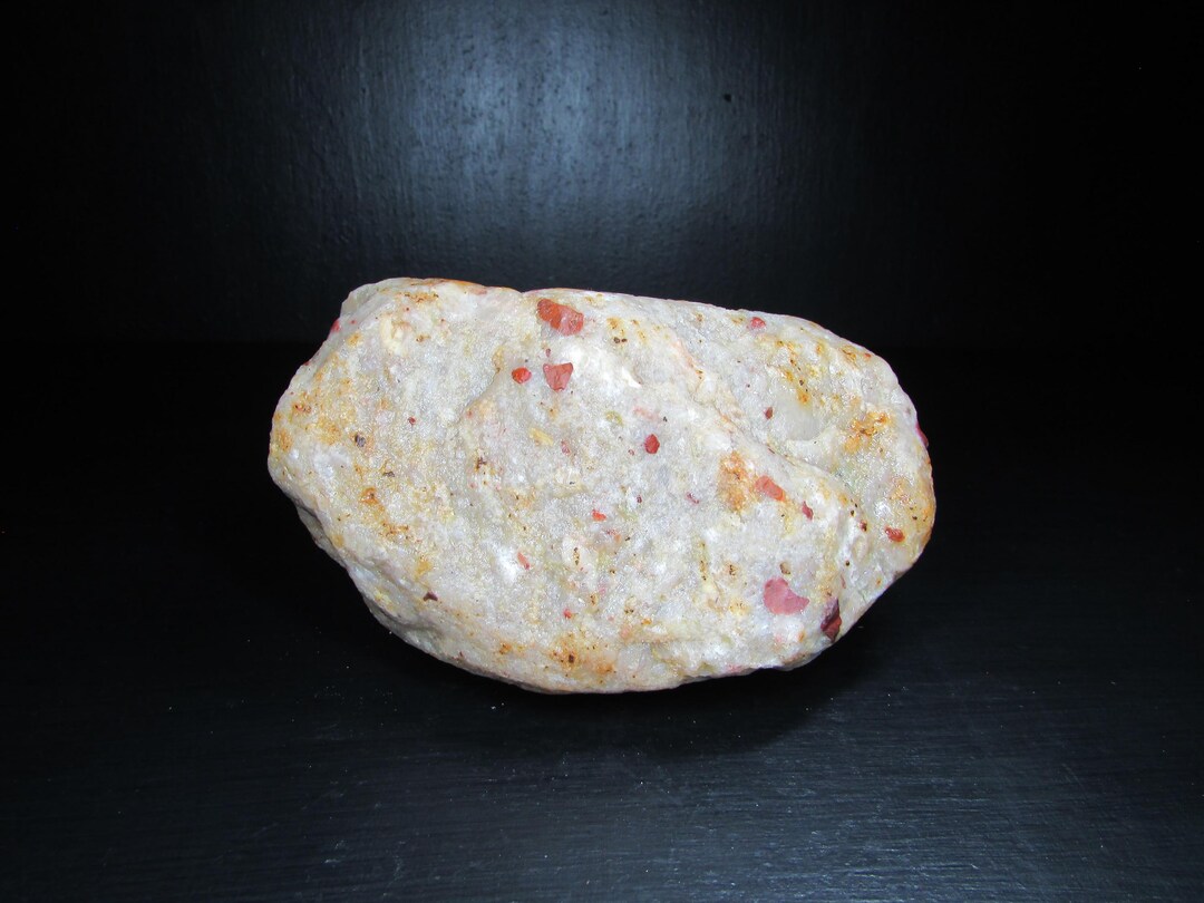Pudding Stone Conglomerate | Quartz + Red Jasper Rough Rock | Michigan ...
