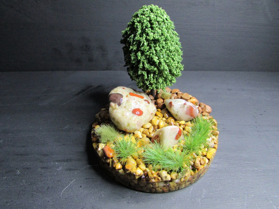 Puddingstone Table Terrariumminiature Nature Landscapemichigan Stone 3 ...