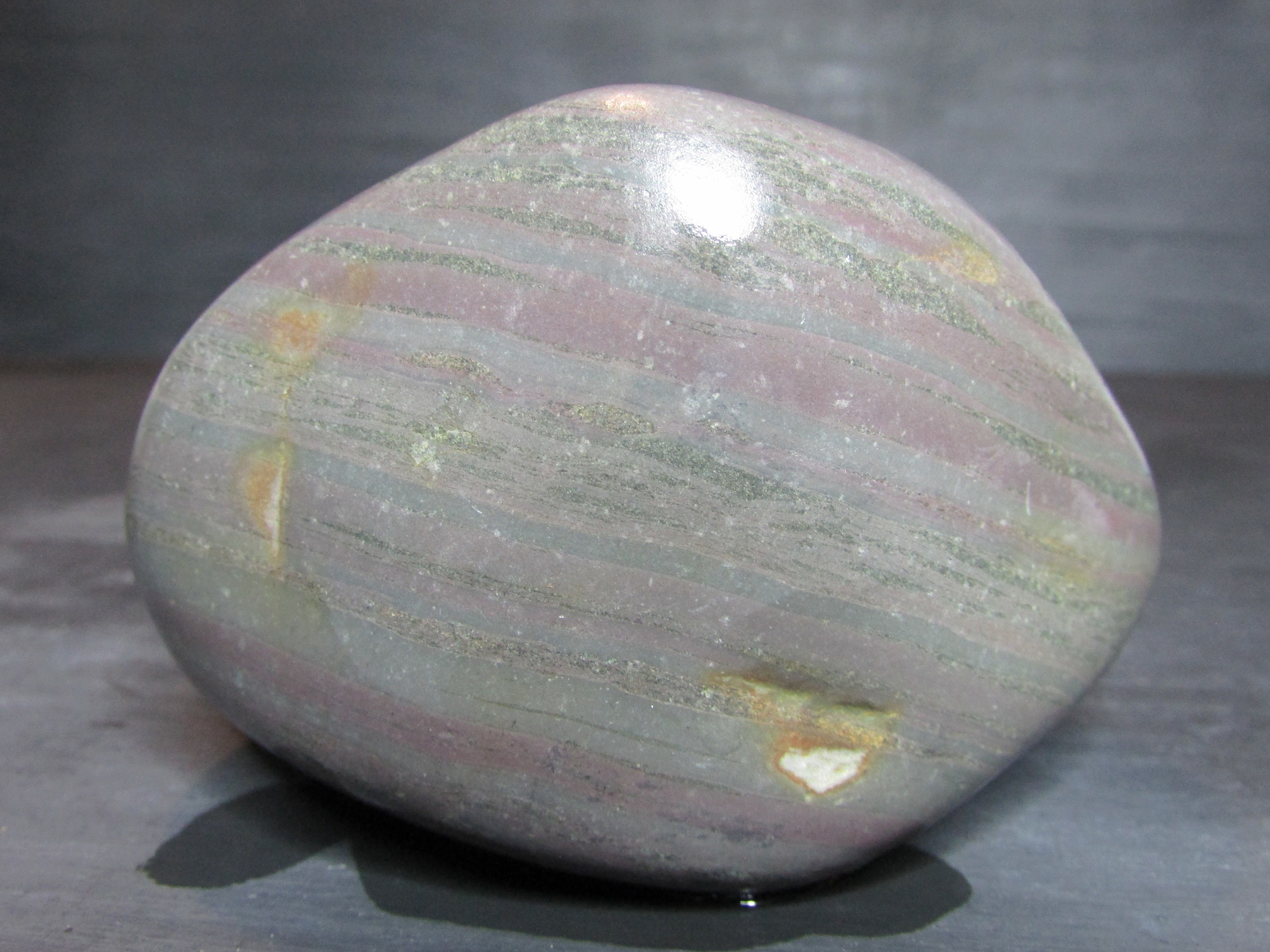 Banded Striped Stone, Rough Tumbled Stone, 1 Lb & 4, Garden, Lapidary ...