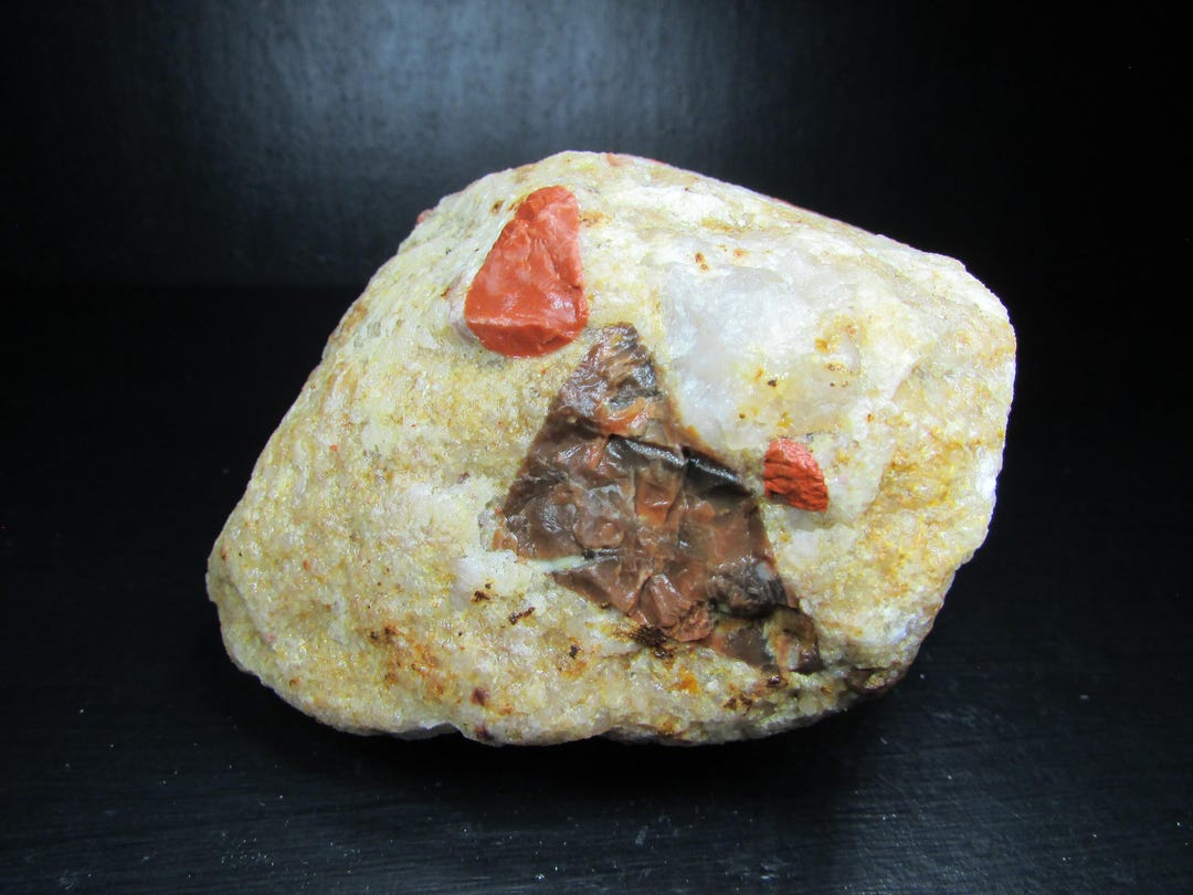 Pudding Stone Conglomerate | Quartz + Red Jasper Rough Rock | Michigan ...