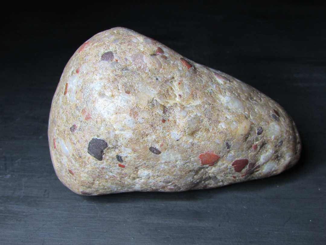 Conglomerate Pudding Stone︱rough Tumbled + Clear Coated Michigan Stone ...