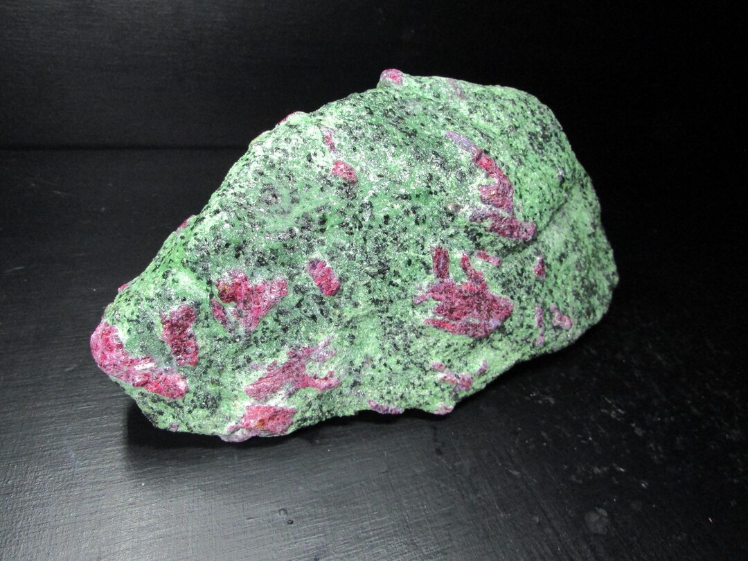 Ruby Zoisite Rough | Anyolite | Natural Raw Stone | Mineral Specimen - Etsy