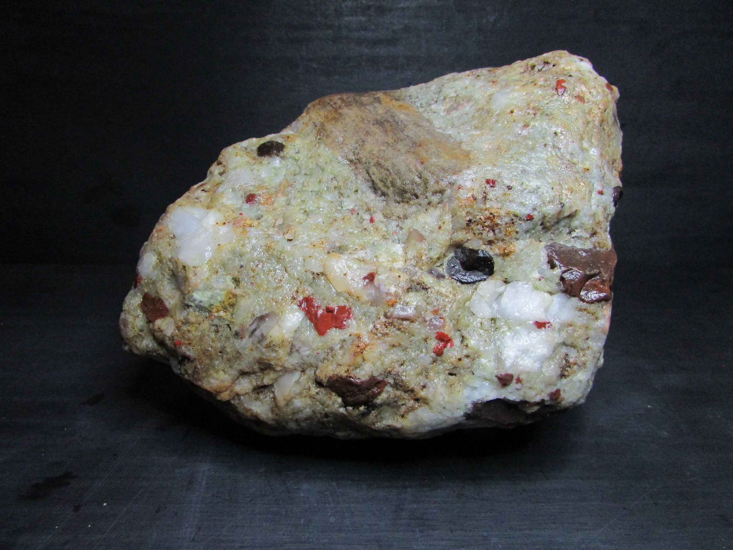 Pudding Stone Rough | Green Quartzite Matrix Base | Raw Michigan ...