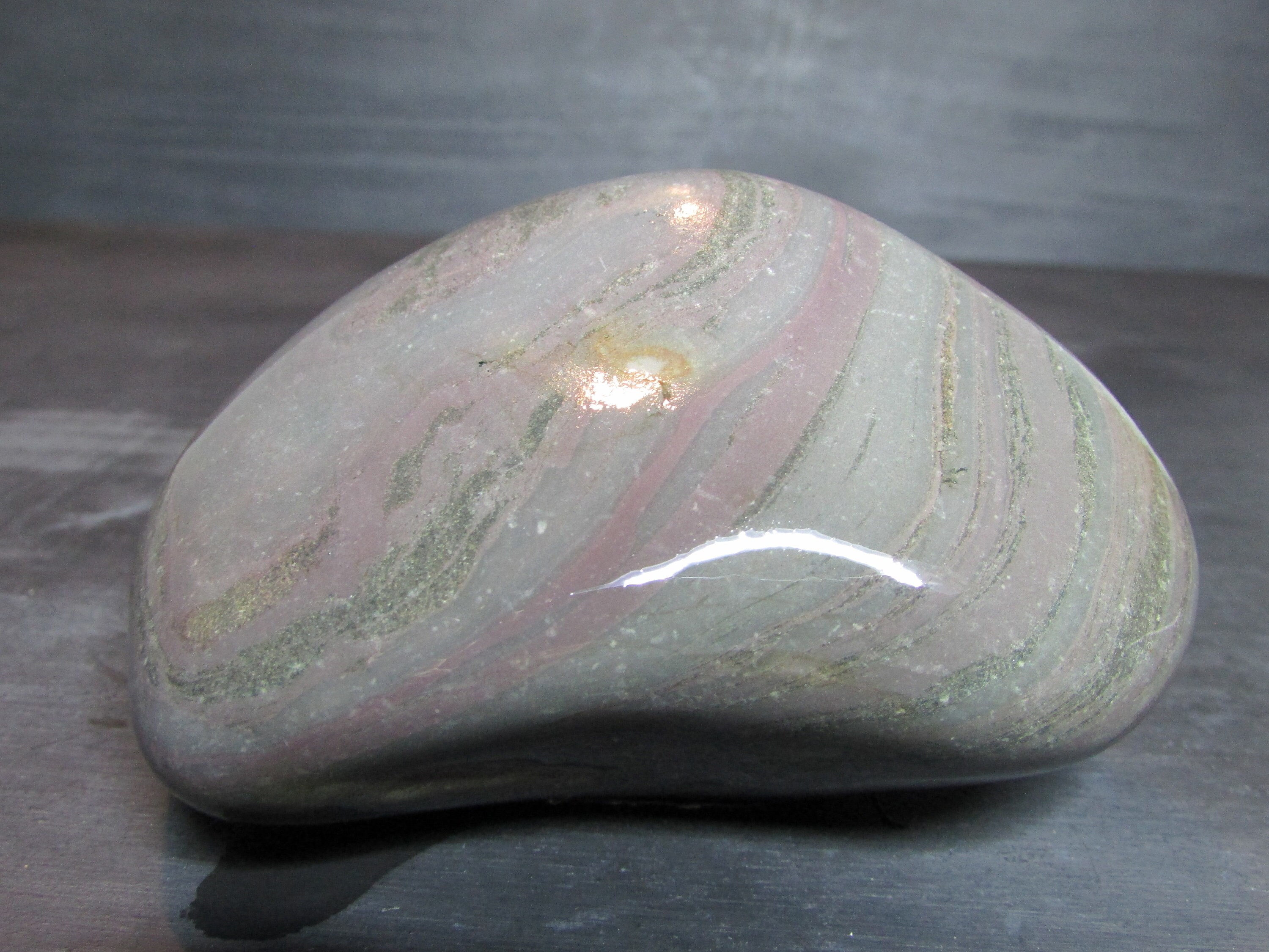 Banded Striped Stone, Rough Tumbled Stone, 1 Lb & 4, Garden, Lapidary ...