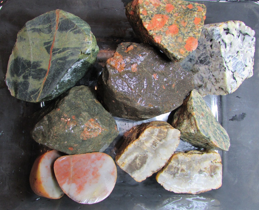 Michigan Rock Variety Mix︱faced Stones Collection︱great Lakes State ...