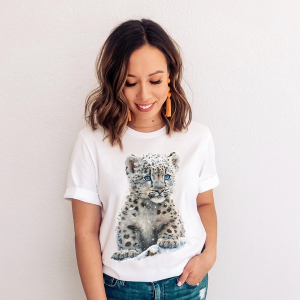 Snow Leopard - Etsy