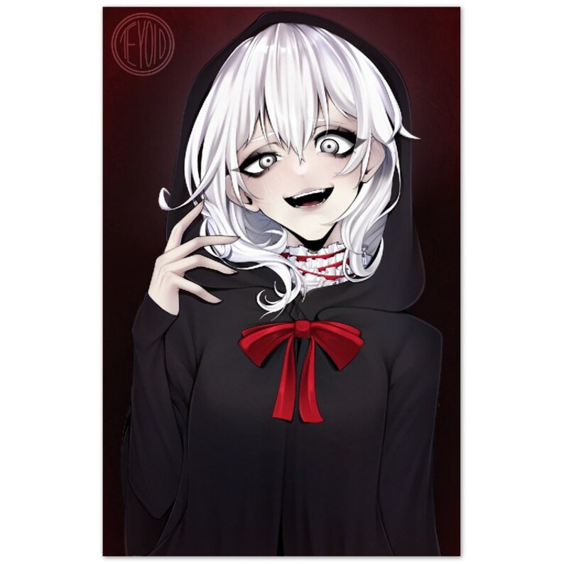 Female Jeff the Killer Premium Matte Paper Poster - Etsy