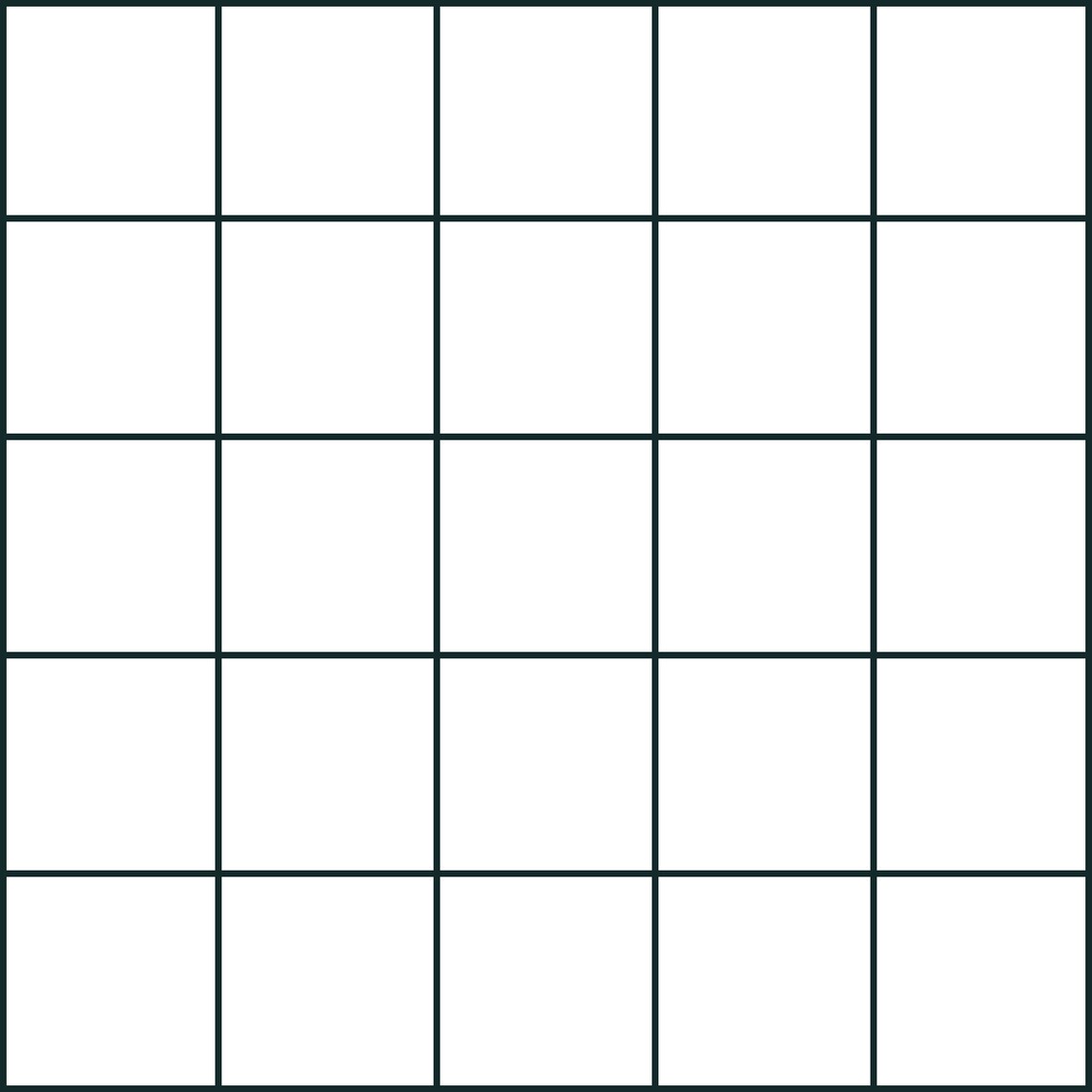 5x5 Grid Chart Blocks Svg Png Digital Download Etsy Canada