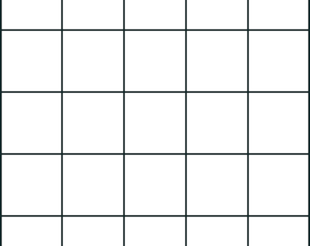 5x5 Grid Template