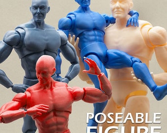 Articulated Poseable Female Figure STL File for 3d Printing - Etsy