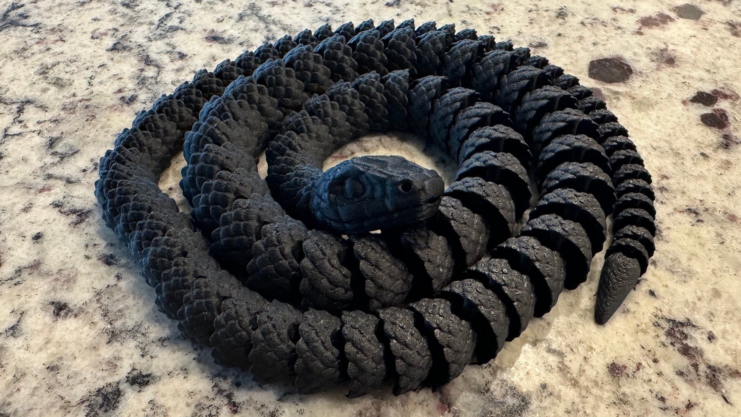 Articulated Snake and Rattle Snake STL File for 3d Printing - Etsy