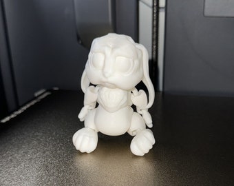 Articulated Poseable Female Figure STL File for 3d Printing - Etsy