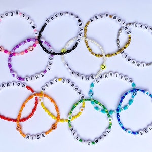Mental Health Recovery Bracelet | Custom-made and Personalised - Etsy