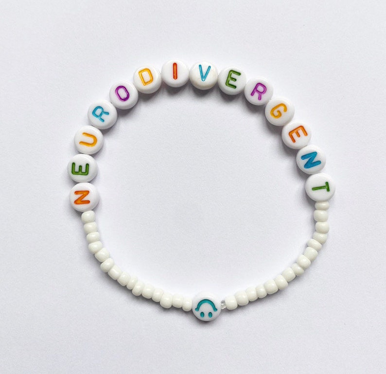Neurodiversity/neurodivergent Bracelet Hidden Disability Awareness e.g ...
