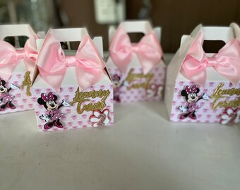 Minnie Mouse Candy Boxes - Etsy