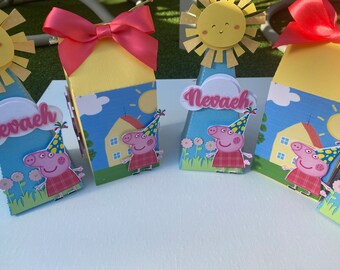 Peppa Pig Favor Boxes - Etsy