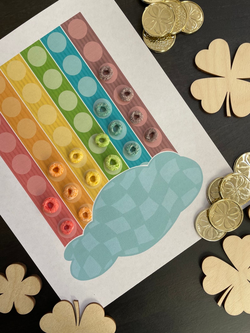 Rainbow Sorting or Counting Activity Worksheet - Etsy