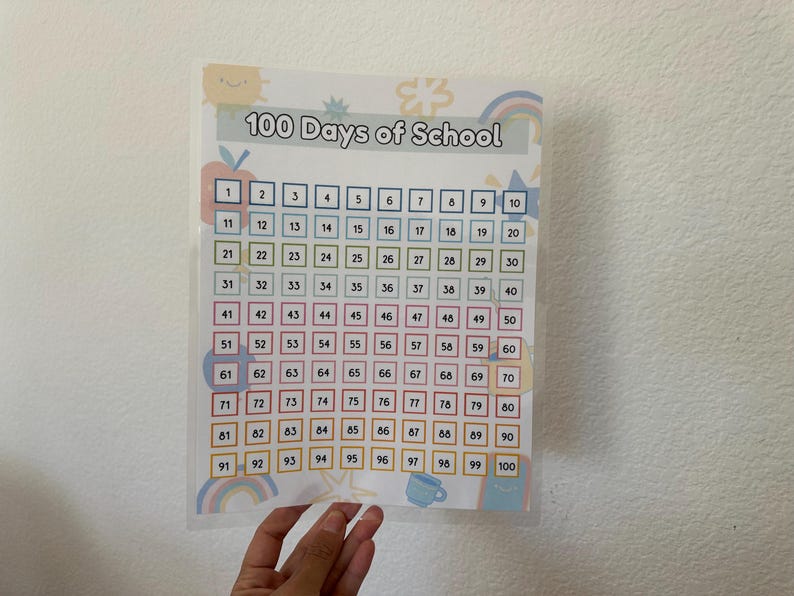 100 Days of School Digital File - Etsy
