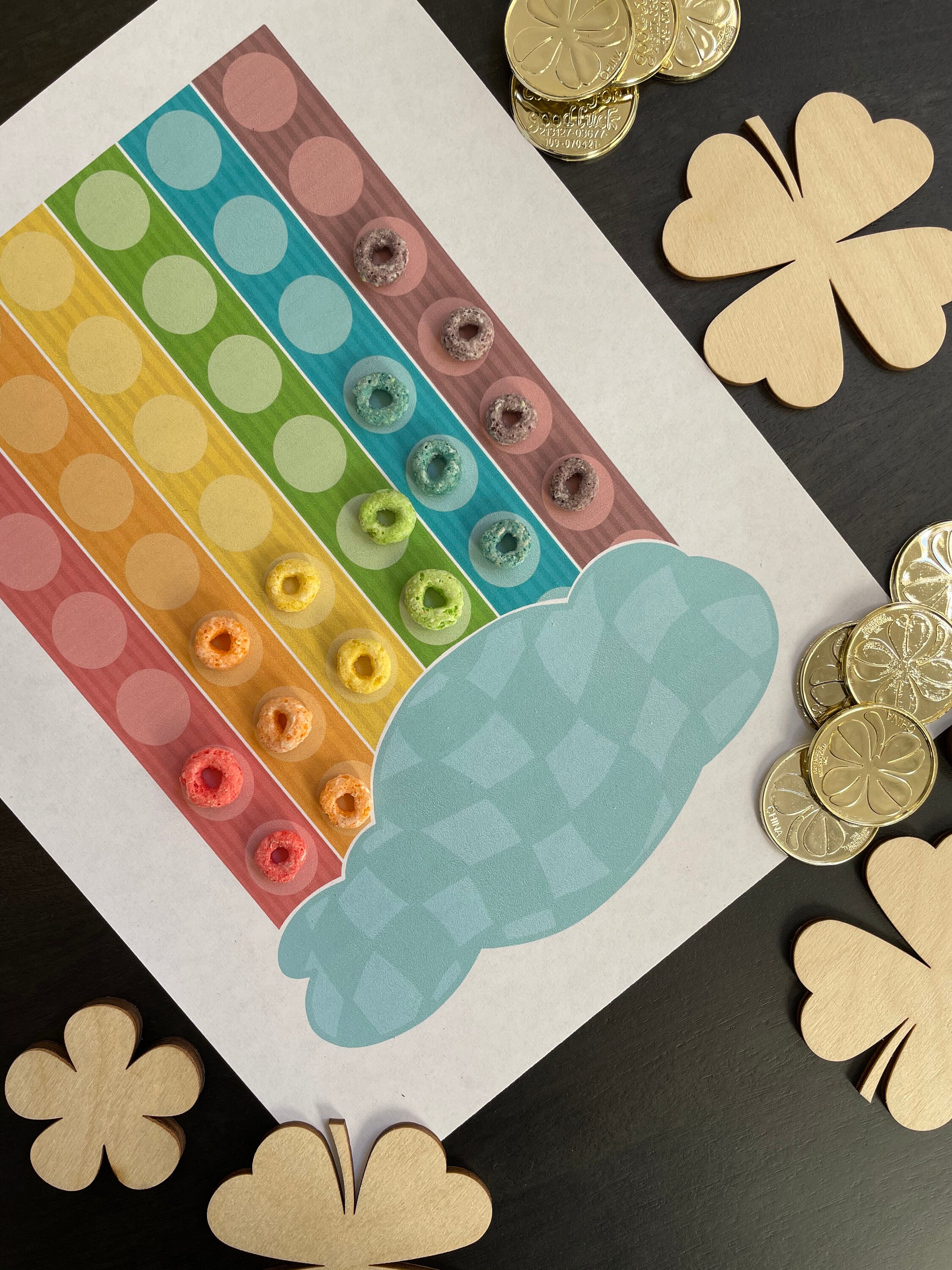 Rainbow Sorting Printable - Fine Motor Skills - Etsy