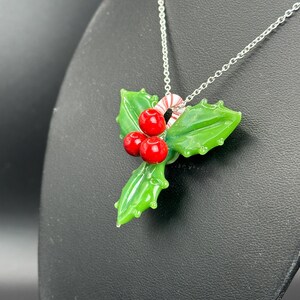 Holly Leaf Pendant - Etsy