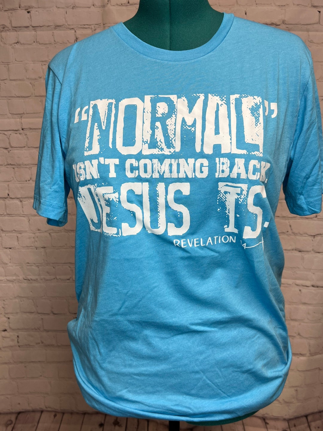 Normal Isn’t Coming Back Jesus is Tshirt - Etsy