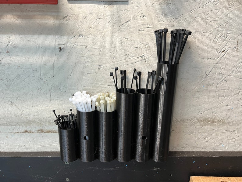 Wall Mounted Zip Tie Cable Tie Organizer - Etsy