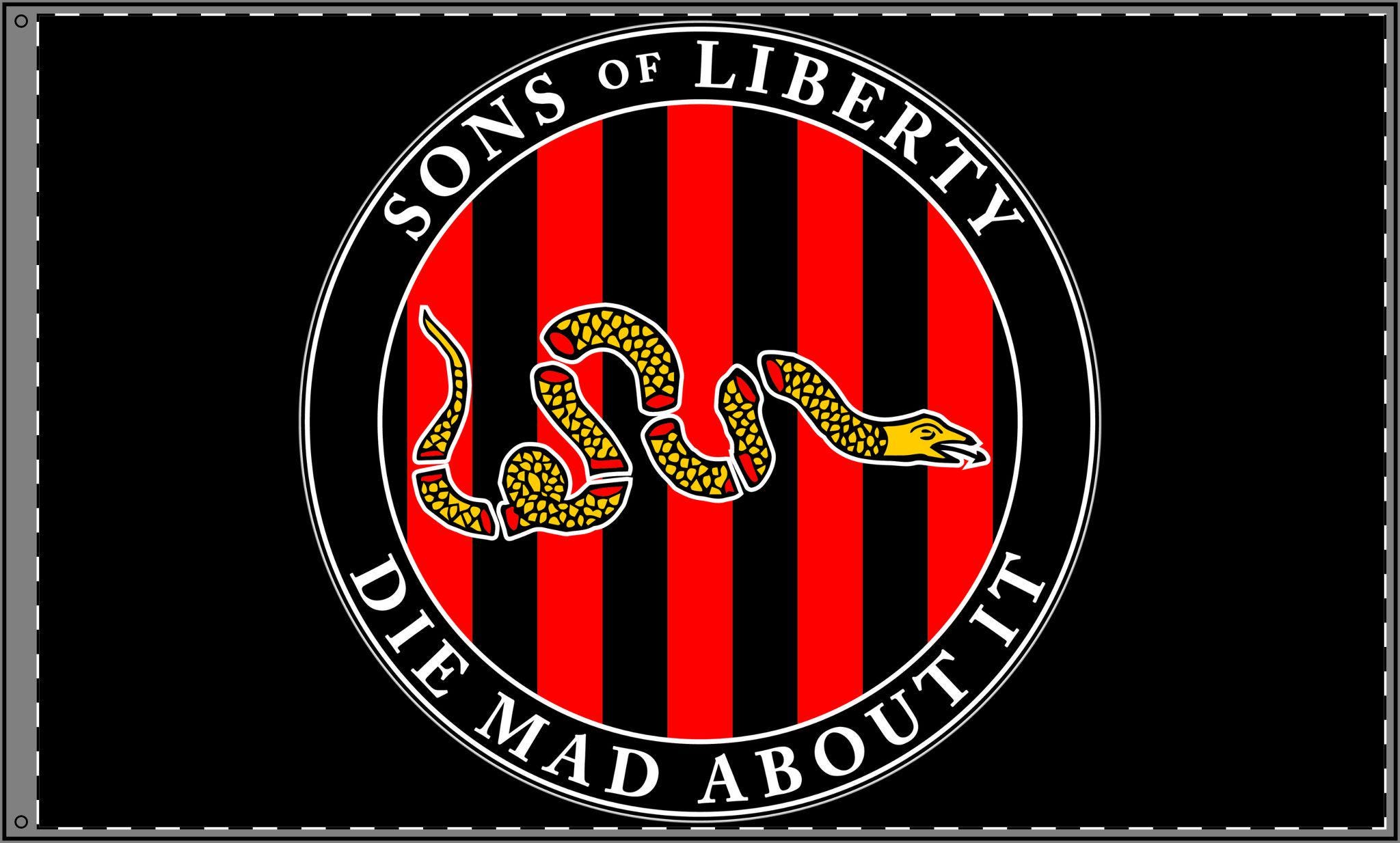 Sons of Liberty Die Mad About It Double Sided Flag - Etsy