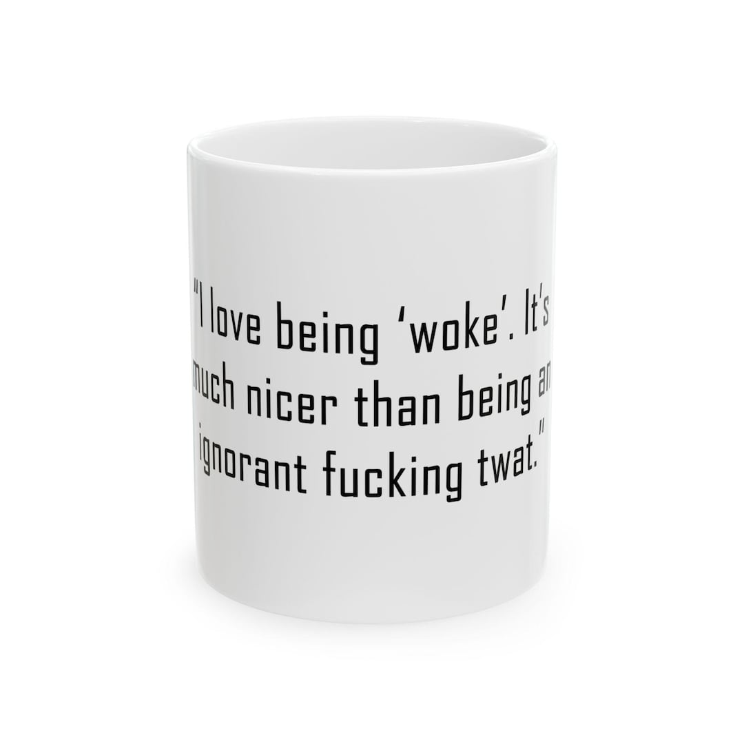 Sons of Liberty Woke Political Coffee Mug, Liberal Coffee Cup, Ceramic ...