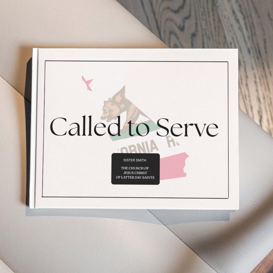 Customizable Sister Missionary Scrapbook Printable | 51-page LDS ...