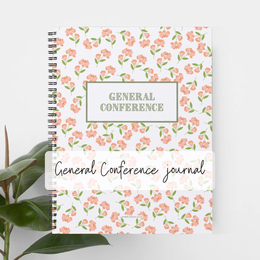 LDS General Conference Journal: Spiral Bound Reflection Notebook - Etsy
