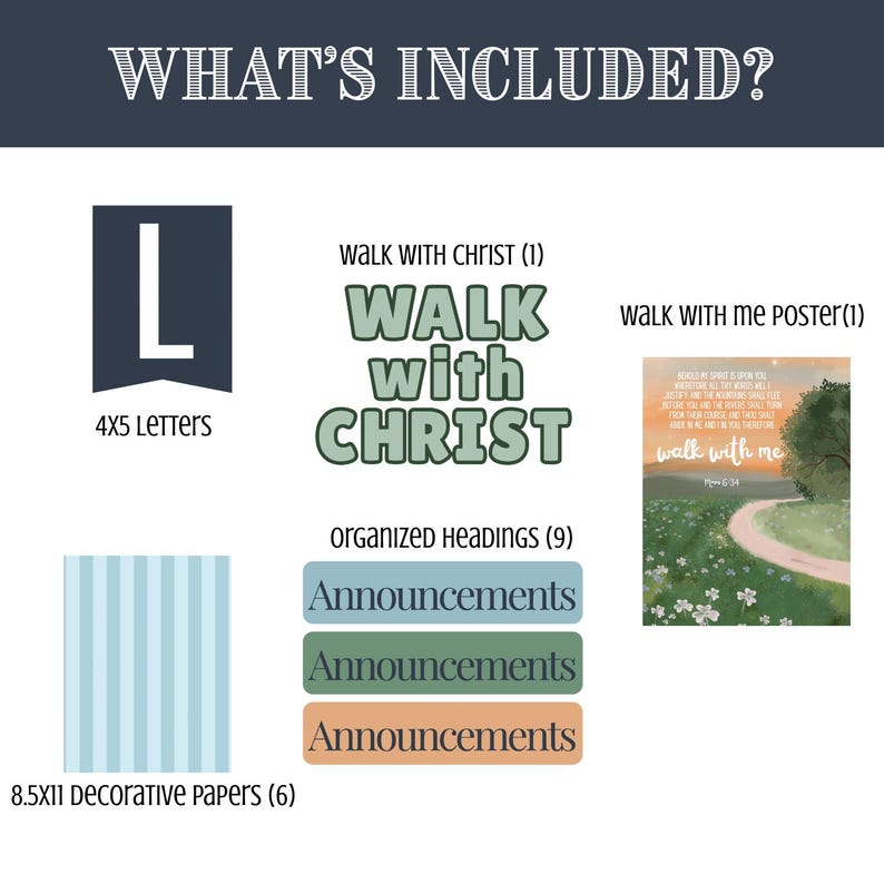 Custom Ward Bulletin Board Kit | LDS Ward Display Printable - Etsy