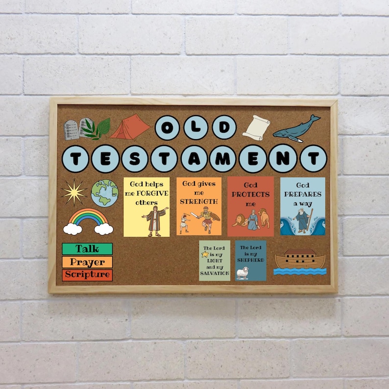 Old Testament Bulletin Board Kit | 2026 LDS Primary Decor (PDF) - Etsy