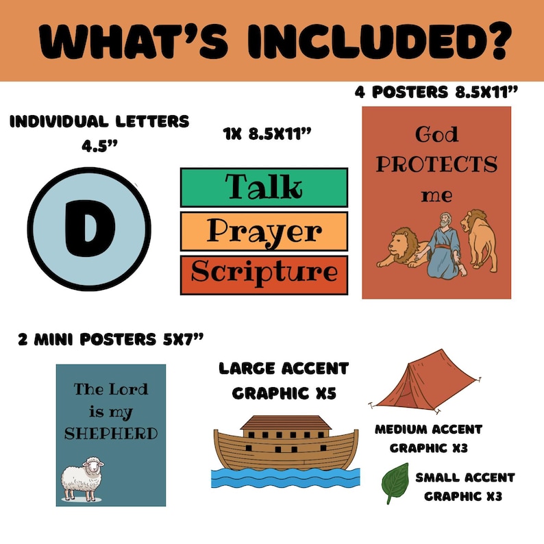 Old Testament Bulletin Board Kit | 2026 LDS Primary Decor (PDF) - Etsy