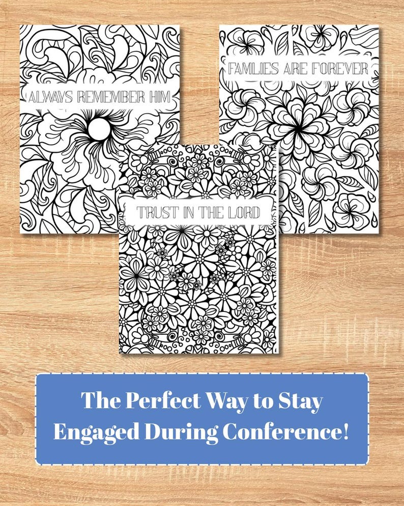 LDS Coloring Pages for Adults – Relief Society, Young Women ...