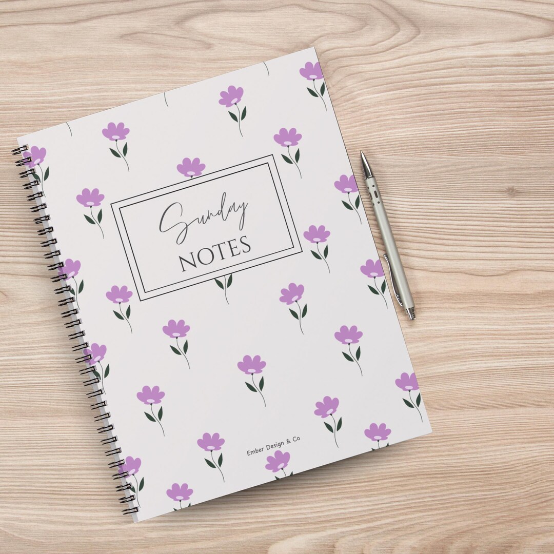 Sunday Notes Journal: LDS Sacrament Meeting Notebook, Guided Prompts - Etsy